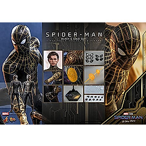 Hot Toys 1:6 Spider-Man Black & Gold Suit - Spider-Man: No Way Home