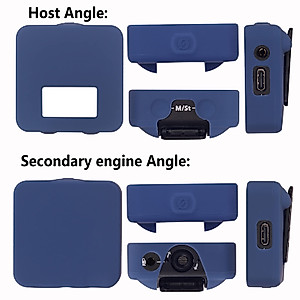Silicone Case for RODE Wireless Go II/RODE Wireless GO 2 Wireless Microphone System, Compatible with Rode Wireless Go I & Rode Wireless Go II (Black)