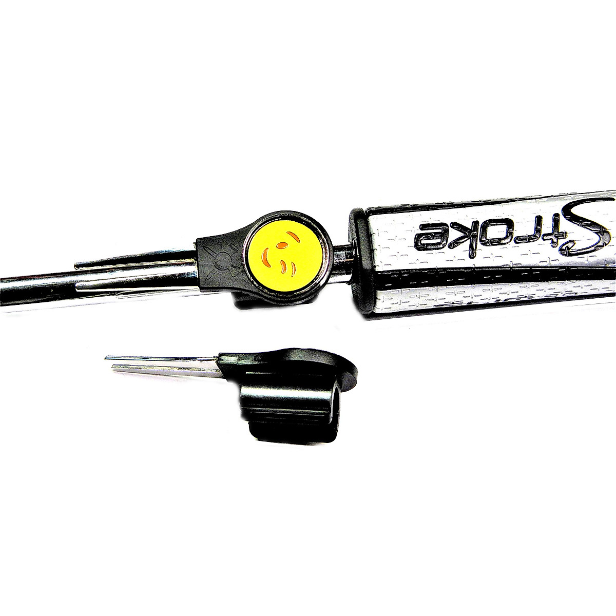 Putter Mounted Divot Tool and Ball Marker - Emoji - Winking