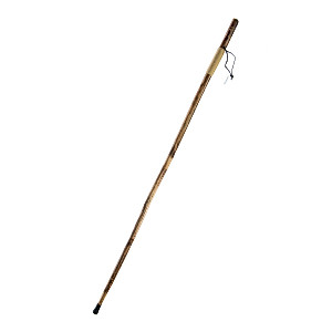 SE Survivor Series Wooden Walking/Hiking Stick, Hand-Carved Eagle Design, Hard Pine Wood, Rope Wrapped for Steady Grip, Wrist Strap, 55" - WS626-55RE