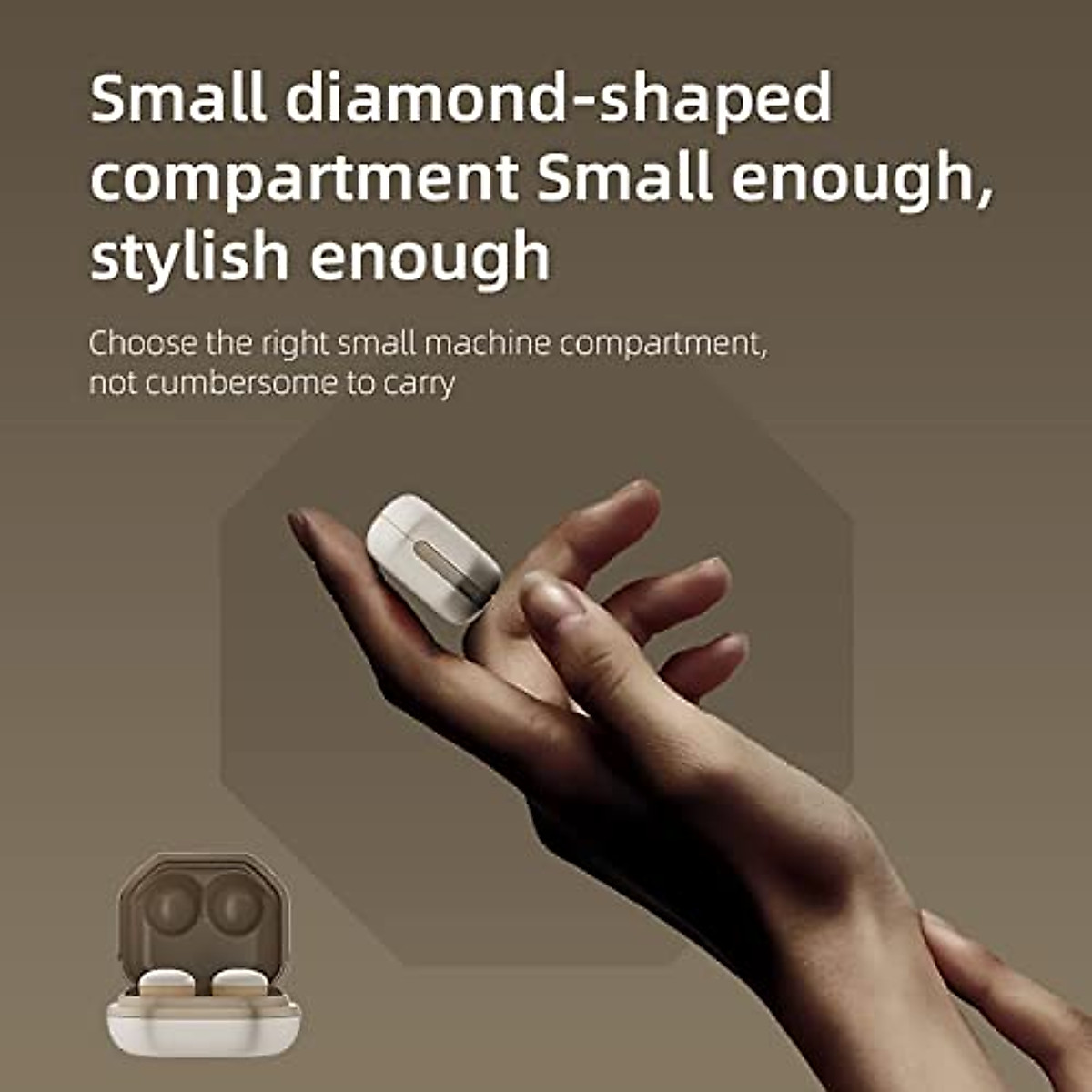 Invisible Sleep Earbuds Wireless Smallest Tiny Small Mini Discreet Earbud Noise Cancelling Sleep Ear Buds for Sleeping Earphones Bluetooth 5.3 Comfort Hidden Headphones for Side Sleepers, Work (Nude)