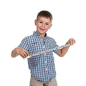 Trounistro 24 Pack Tape Measure Keychains Mini Tape Measure Retractable Measuring Tape, 1 m/ 3 ft