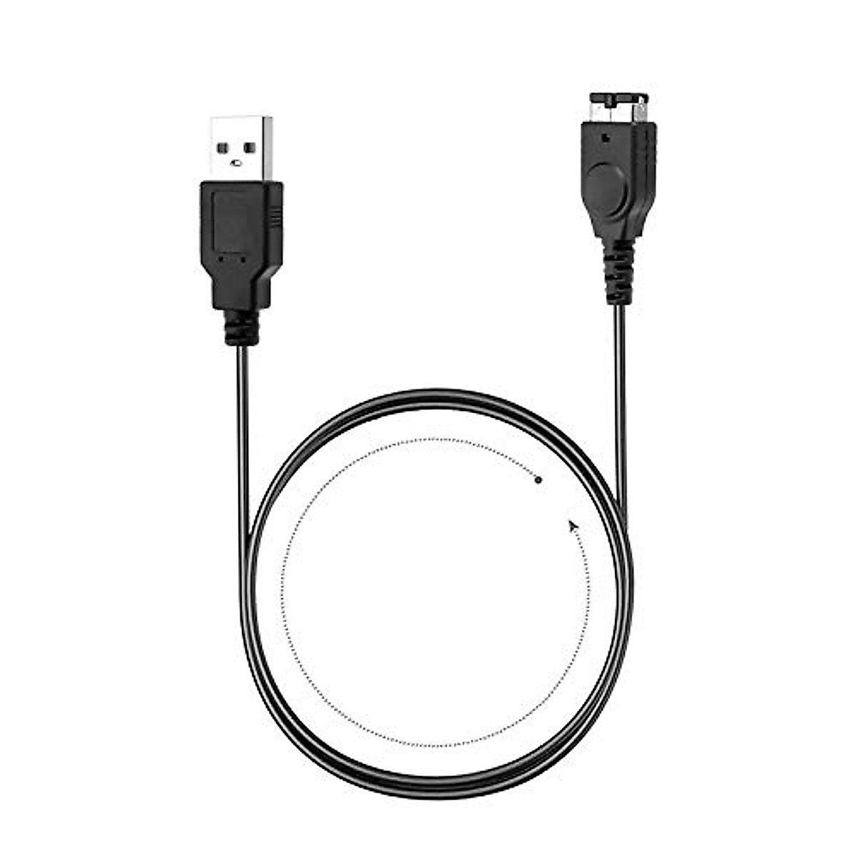 Fit for GBA SP Charger Cable, for Gameboy Advance SP Charging Cord NDS Charger Cord for Nintendo DS Console(NDS)/Game Boy Advance SP Power Cable