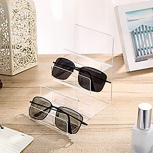 DOITOOL 4- Tier Handbag Purse Riser Display Shelf, Clear Acrylic Wallet Display Stand Holder, Jewelry Display Riser Shelf for Display Or Collection