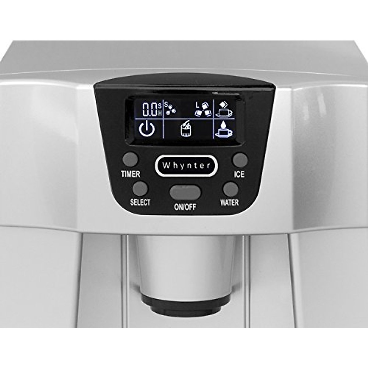 Whynter Silver IDC-221SC Countertop Direct Connection Ice Maker and Water Dispenser, One Size