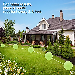 Lousye 30 Pack Snake Repellent for Yard Powerful, Snake Away Repellent for Outdoors, Moth Balls for Snakes, Pet Safe Snake be Gone for Lawn Garden Camping Fishing Home to Repels Snakes and Other Pests