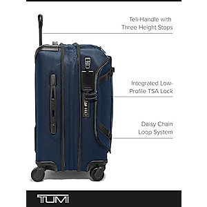TUMI - Alpha Bravo Continental Front Lid Expandable 4 Wheeled Carry-On - Expandable Luggage - 21.8" X 16.0" X 9.0" - Navy