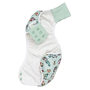 GroVia Reusable Waterproof Swim Diaper for Baby, Infant, and Toddler (Size 1: 10-19 lbs, Rose)