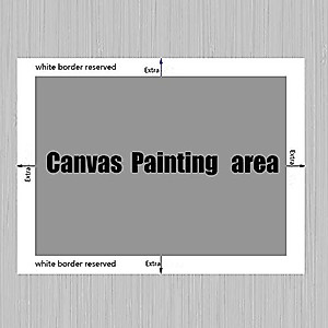 Unframed Canvas Wall Art Loon for Living Room, Bedroom Home Artwork 24x36 inches