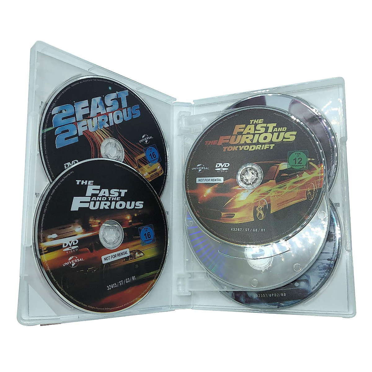 Fast & Furious 8-Movie Collection, 8 CDS in Total