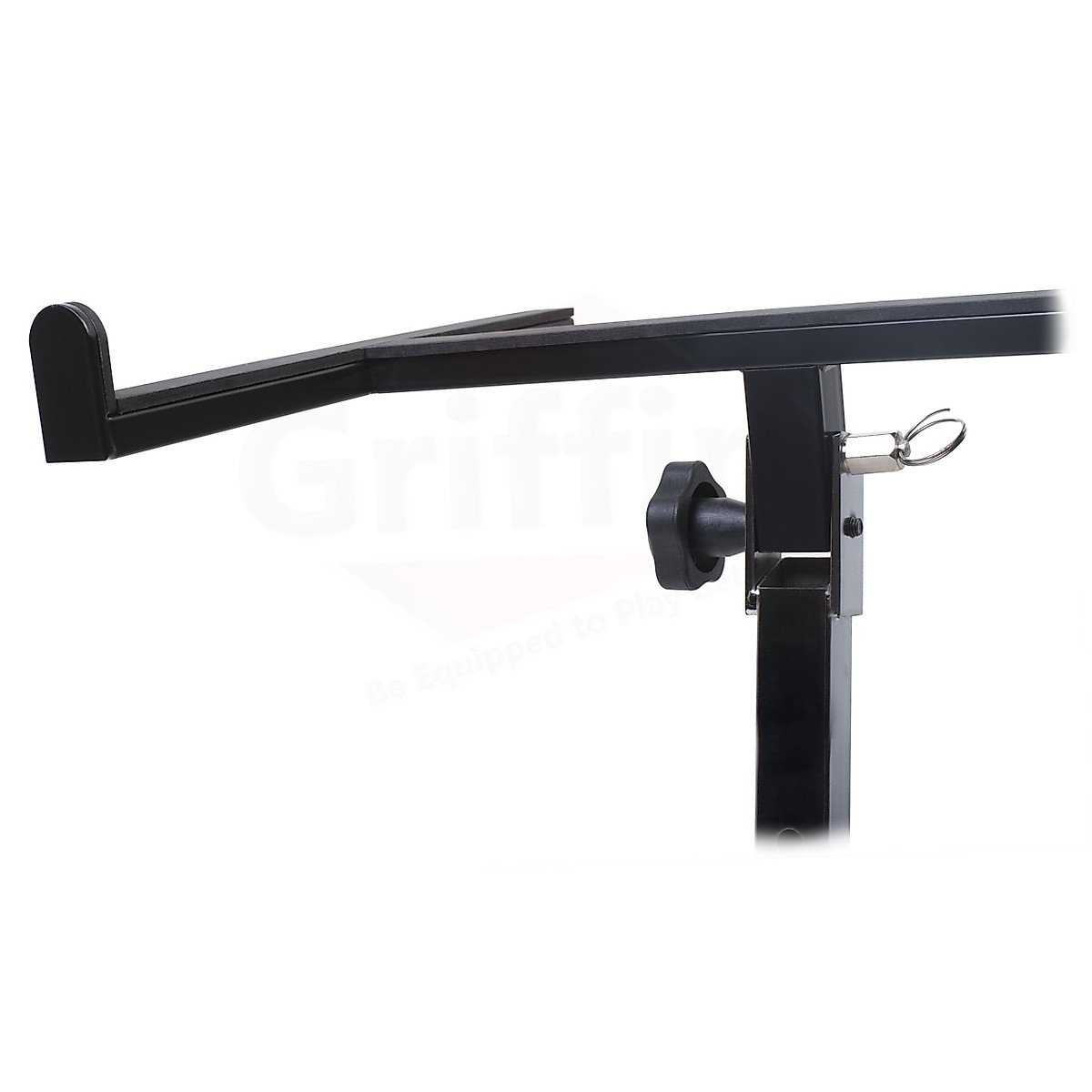 Studio Mixer Stand DJ Cart by GRIFFIN | Rolling Standing Rack On Casters with Adjustable Height | Portable Turntable Holder | Mobile Mount For Digital Drum Machine, Mixing Audio Gear & Music Equipment