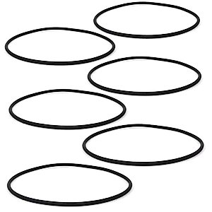 AppliaFit 6-Pack O-Ring Gasket Seals Compatible with GE HHRING - Fits Whole Home Filtration Models GXWH30C, GXWH35F, GXWH38F, GXWH38S, GXWH40L, WS03X10039, FXHSC, FXHTC