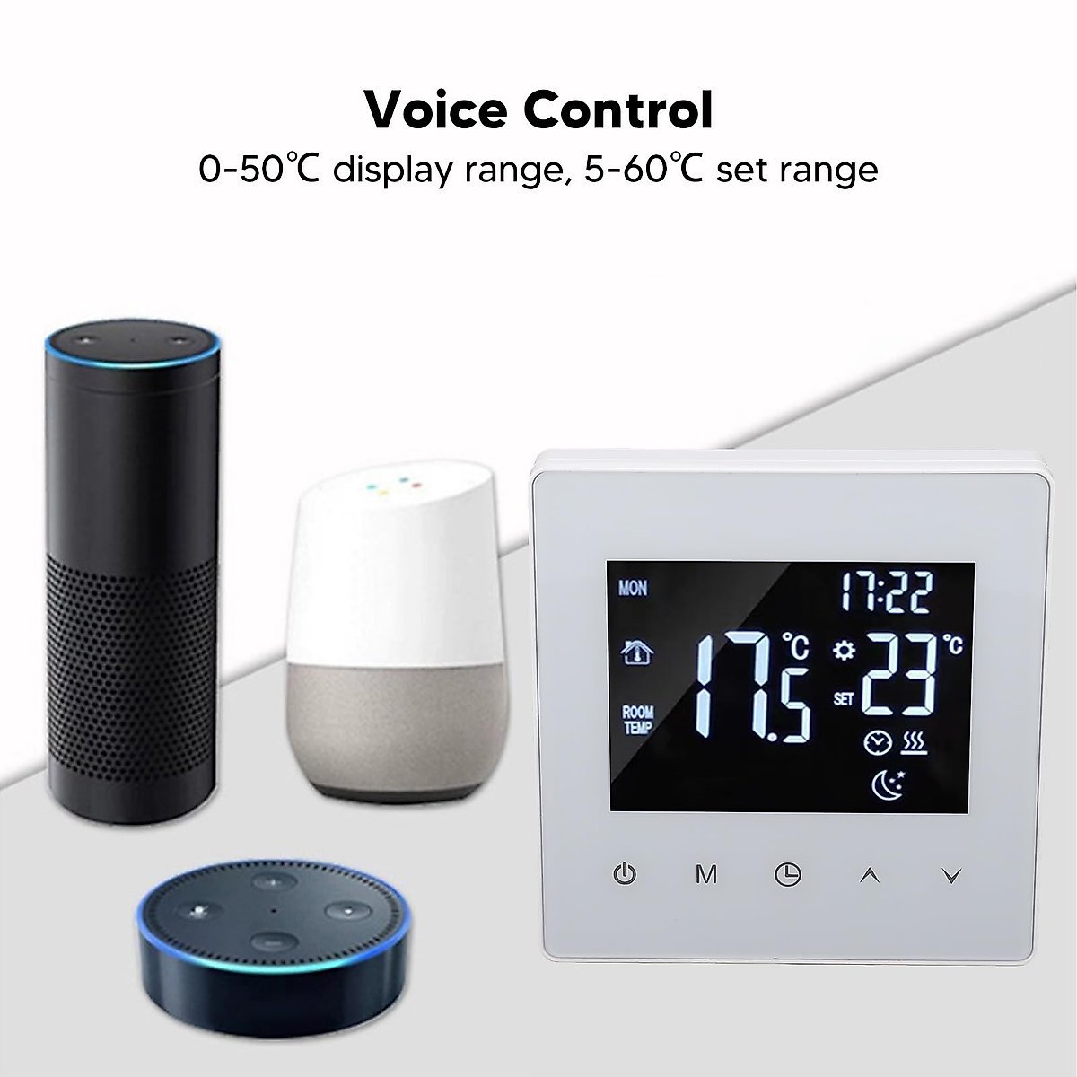 Smart Thermostat Touch Screen Constant Temperature Controller for Floor Heating Boiler AC 90‑240V (K2MRH3A)