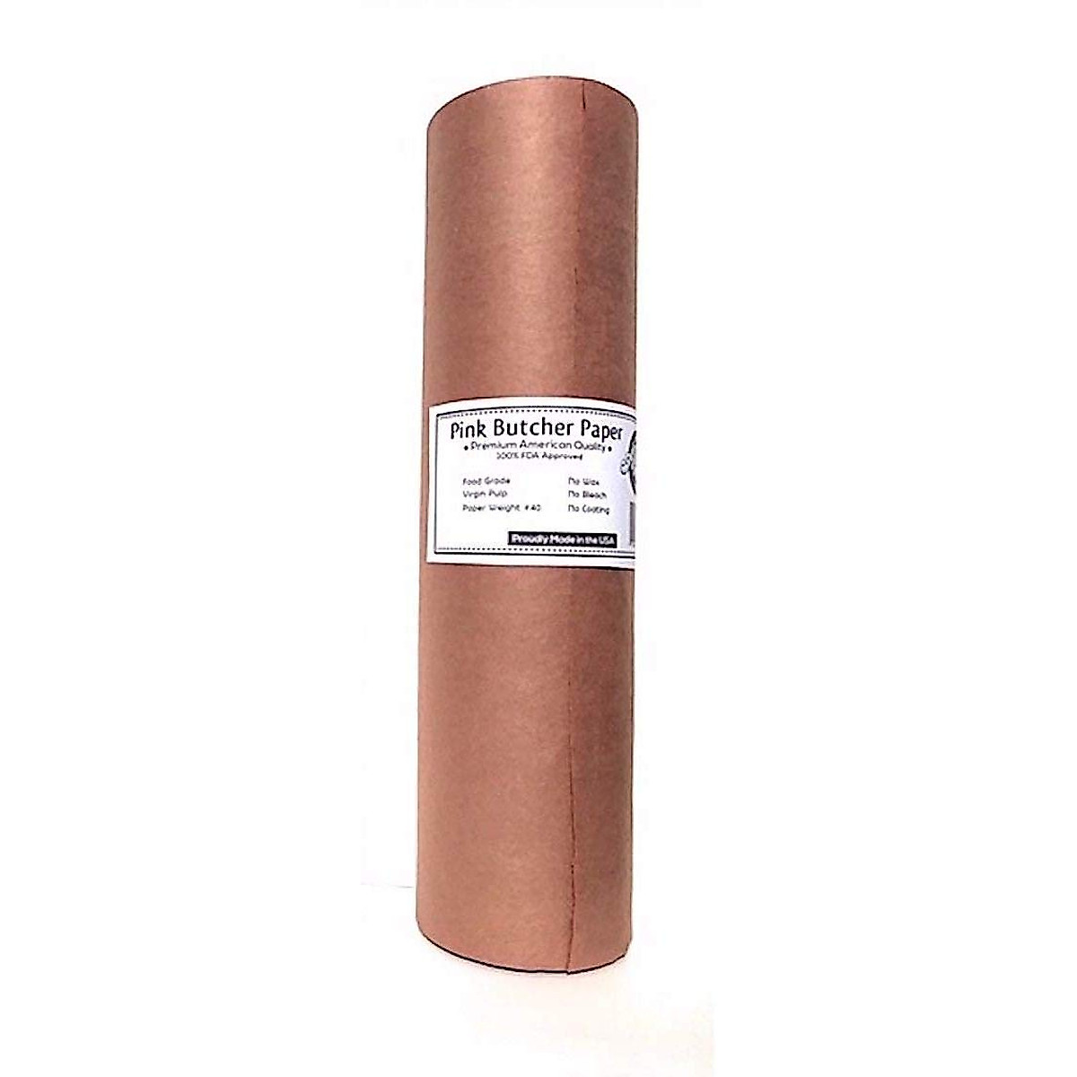 Pink Butcher Kraft Paper Roll