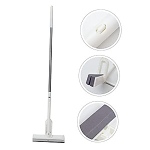 MARMERDO Mini Mop Wooden Floor Cleaner Mop for Wood Floors Window Glass Cleaner Multi- Use Window Squeegee Self Wringing Microfiber Mop Self Wringing Mop Small Mop for Small Spaces The Lazy