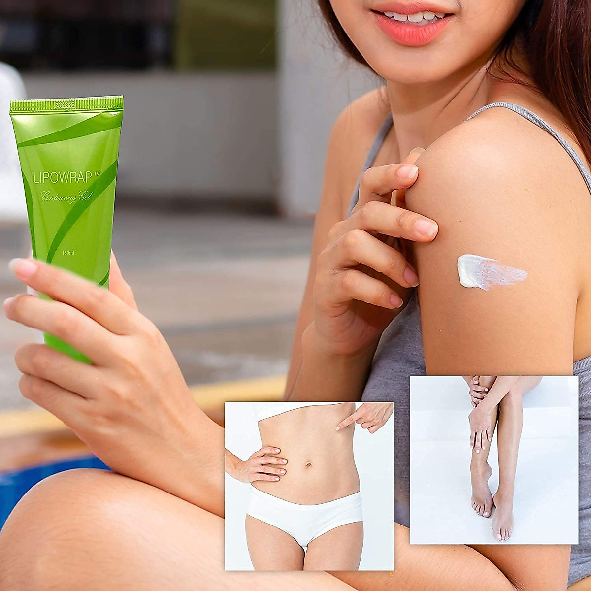 Ultimate Defining Body Gel Applicator Lipo Gel Cream it Works For Firming Toning Contouring - 150 Ml