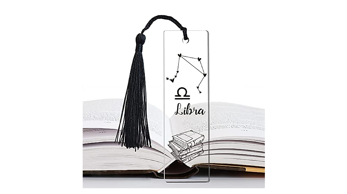 Libra Constellation Bookmark for Women - Inspirational & Durable Gift