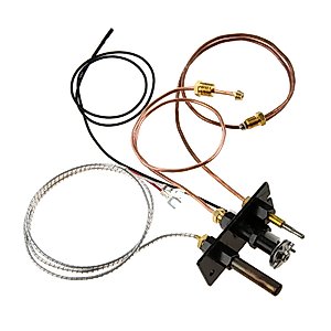 Lemfema 10002264 Propane and Natural Gas 3 Way Pilot Assembly Parts Replacement for HHT, Majestic, Monessen, Temco, Vermont Castings Fireplaces and Stoves Parts 230-1781 2103-011 2103-010