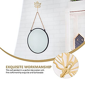 Cabilock 2pcs Gold Leaf Hooks Entryway Door Hooks Ginkgo Leaf Maple Leaf Hanging Hooks Decorative Wall Hook Hanger for Clothes Coat Hat Scarf