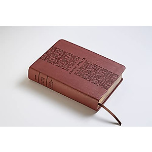 Santa Biblia NTV, Edición compacta, letra grande (SentiPiel, Café, Índice, Letra Roja) (Spanish Edition)