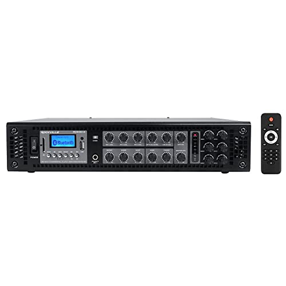 Rockville RCS180-6 180 Watt 6 Zone 70V Commercial/Restaurant Amplifier/Bluetooth