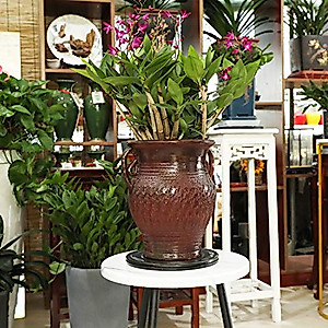 8" Bonsai Turntable Heavy Duty Rotating Garden Swivel Stand for Easy Trimming and Displaying Potted Plant