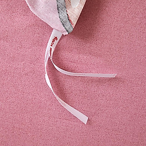 HOLY HOME Strawberry Katti, Girls' Birthday Gift Duvet Cover Set, Queen Size 4Pieces 100% Cotton Bedclothes