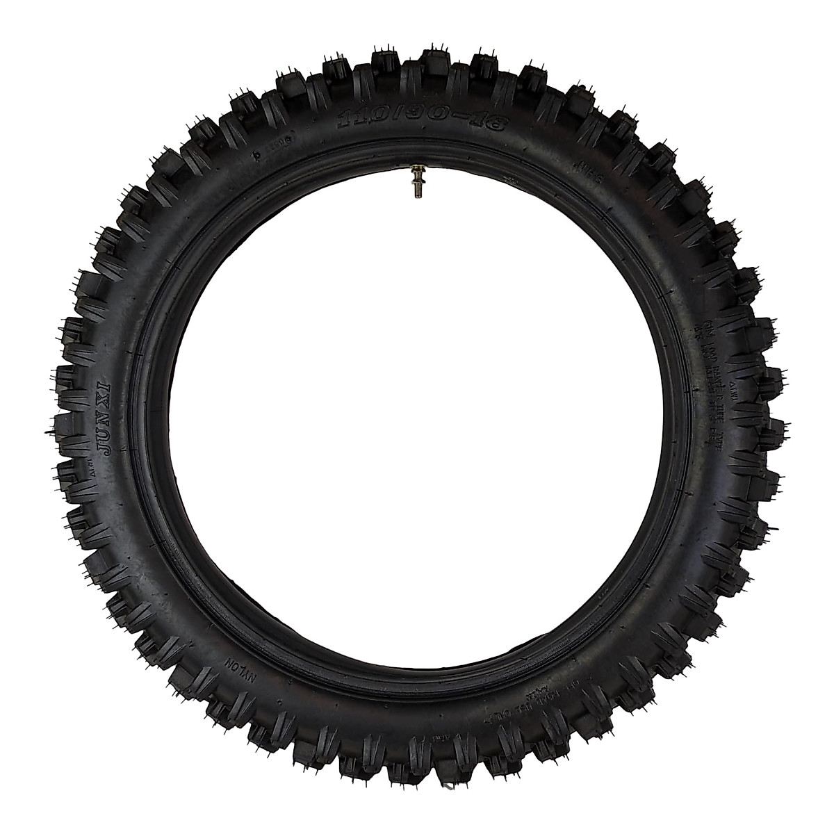 RedCap Rear 110/90-18 Tire with Inner Tube Complete Set for Off-Road Motocross 125cc-250cc Honda Apollo Surron CRF250 TTR230 CRF230F XR650R KLX65 Pit Dirt Bike