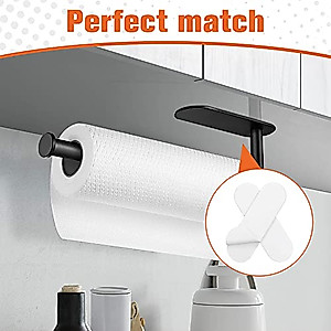 ChengFu Self Adhesive Strips, Replacement Adhesive Strips Compatible with Self Adhesive Paper Towel Holder, Paper Towel Holder Under Cabinet, Compatible with DR Catch, 5.7 1x 1.77 Inch (2 Pack)