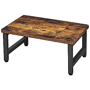 HOMCENES Step Stool for Kids, Wooden Step Stool, Kids Potty Training Stool, Easy to Move, Solid Portable Wooden Bedside Step Stool, Bed Steps for High Beds, One Step Foot Stool for Kitchen, Adults