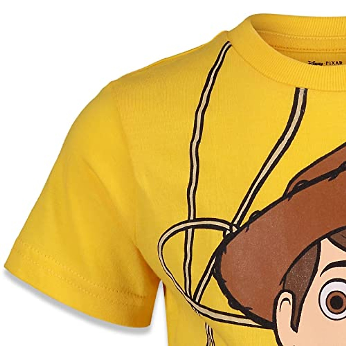 Disney Pixar Toy Story Woody Buzz Lightyear Forky Alien Rex Slinky Dog Toddler Boys 4 Pack T-Shirts Big Kid 2T