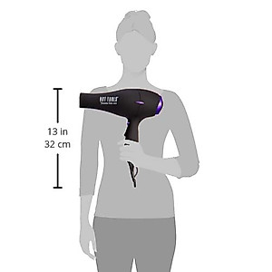 HOT TOOLS Pro Artist Tourmaline 2000 Turbo Hair Dryer | Lightweight with Quiet Blowout Results