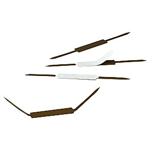 Smead Self-Adhesive Fastener, 2" Capacity, Brown, 100 per Box (68220)