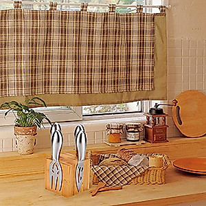 JUBECO The Smiling Face Cheese Knives Set.4 Pieces Stainless Steel Cheese Slicer Cheese Cutter with Wood Bamboo Magnetic Block Stand.