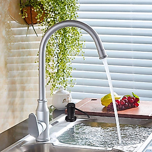 Soap Dispenser for Kitchen Sink and Tube Kit 350ML Bottle Connects Directly to Soap Bottle for Smooth Liquid Discharge