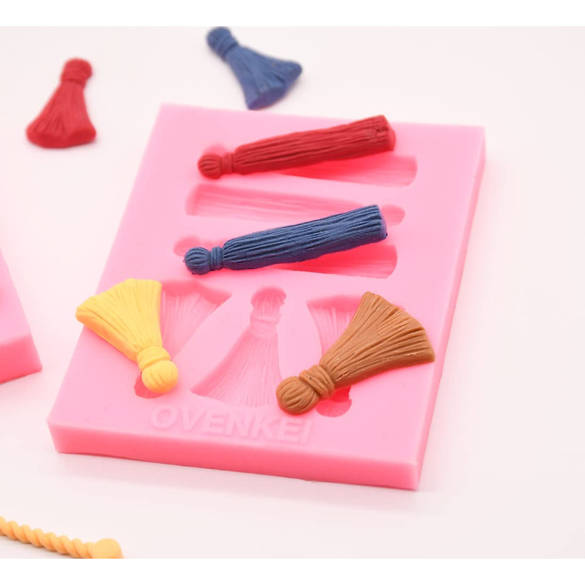 Graduation Mold Graduation Chocolate Candy Molds Graduation Cupcake Toppers Graduation Tassels Chocolate Candy Fondant Mold for Graduation Party Supplies