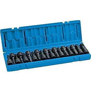 Grey Pneumatic 1598HC 1/2" Drive Metric Impact Hex