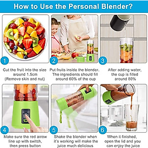 Debboutique Best 380ML Portable Blender Juicer Electric, Ice, Smoothie. Fruit Mixer