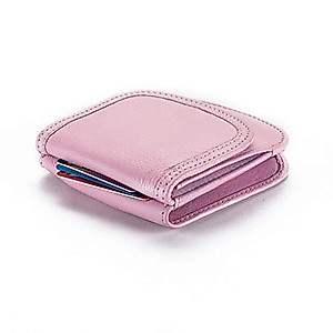 Taxi Wallet - Soft Leather, Ballet Slipper Pink – A Simple, Compact, Front Pocket, Folding Wallet, that holds Cards, Coins, Bills, ID – for Men & Women