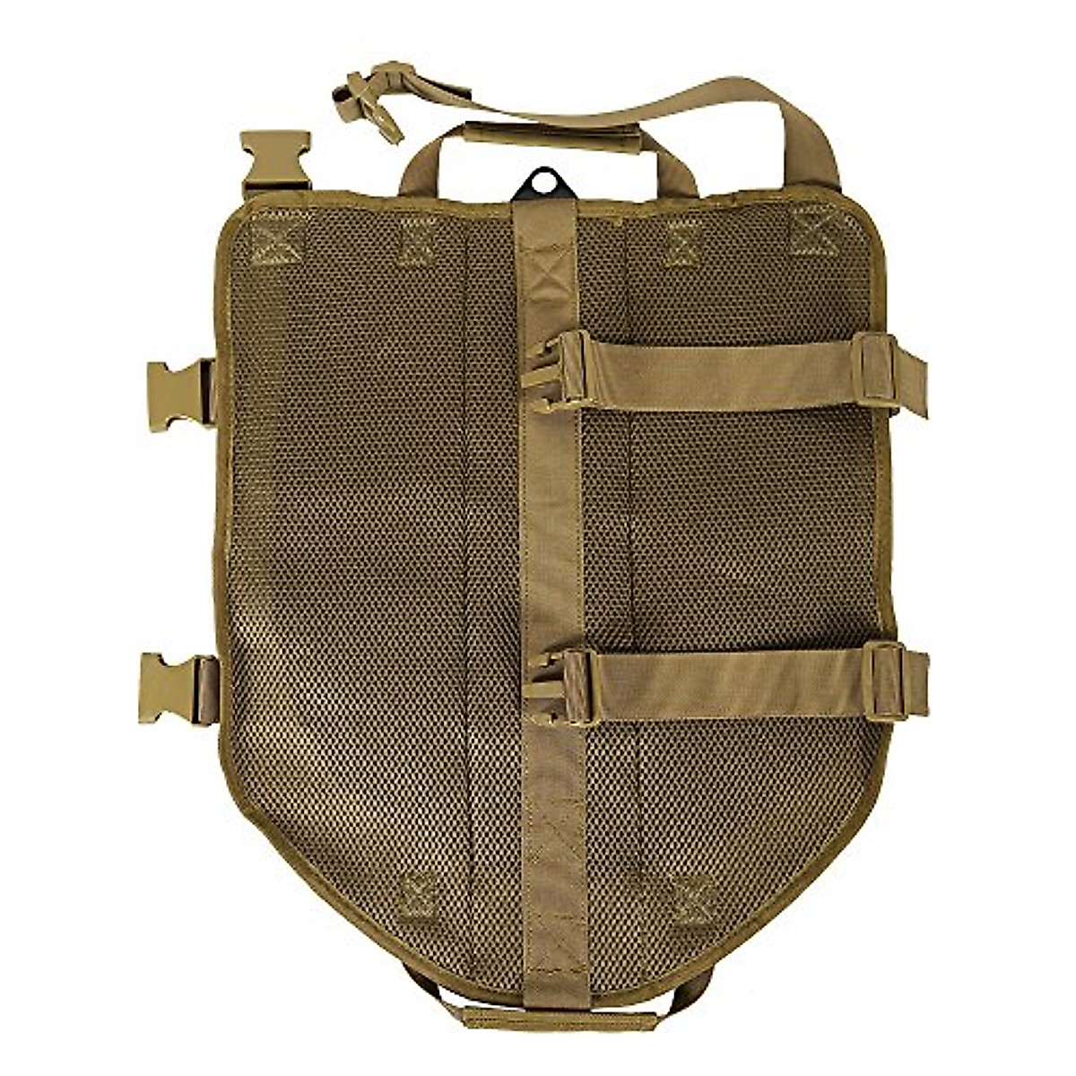 LIVABIT [ Tan ] Canine Service Dog Tactical Molle Vest Harness Large