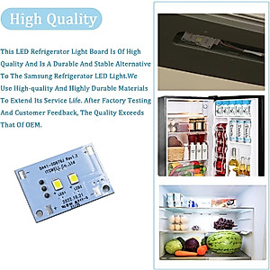 DA41-00676J LED Light Board Fits for Samsung Refrigerator Refrigerators LED Light - AP6000168 PS11732779 EAP11732779 (1 Pack)