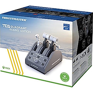 Thrustmaster TCA QUADRANT Boeing X Box Series et PC double manette des gaz - Att Grey USB Joystick PC, Xbox, Xbox One X, Xbox Series S