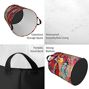 Custom Picture Photo Laundry Hamper Personalized Dirty Clothes Basket with Name/Text, Customized Photo Canvas Collapsible Large Dirty Clothes Storage Basket Organizer Laundry Living Room Bedroom