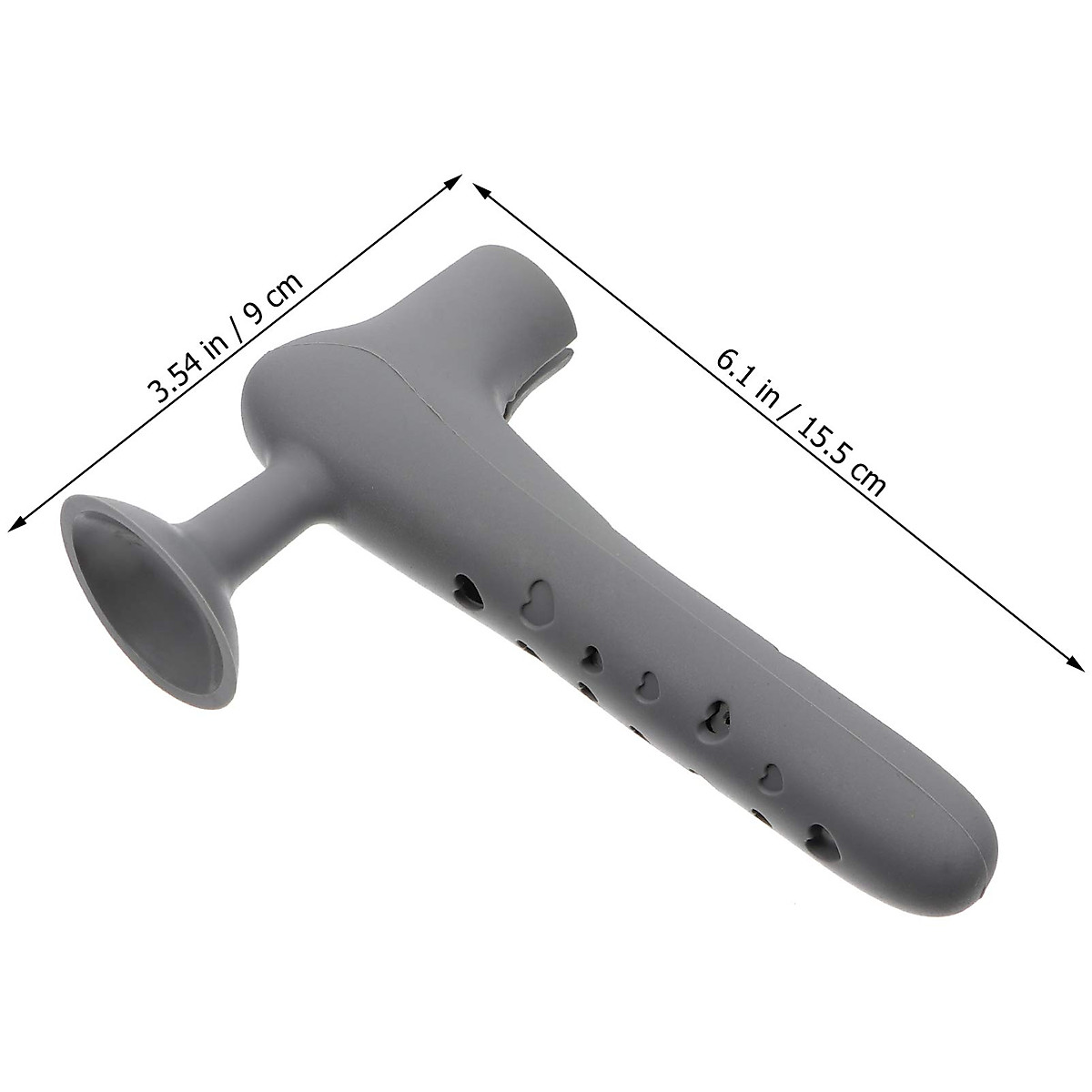 Silicone Door Handle Cover Sleeve Safety Door Knob Protector Cover Guarder Crashproof Suction Cup Door knob Cushion Grey