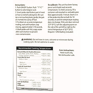 Digital Cooking Thermometer