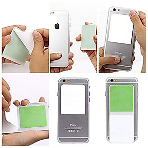 Nano Suction Phone Holder - Stick Your Device to Any Flat - 3 Packs (Black+White+Pink)