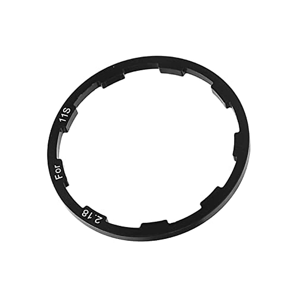 Steering Wheel Gasket, 2.18mm Aluminum Alloy Road Bike Steering Wheel Gasket with Box