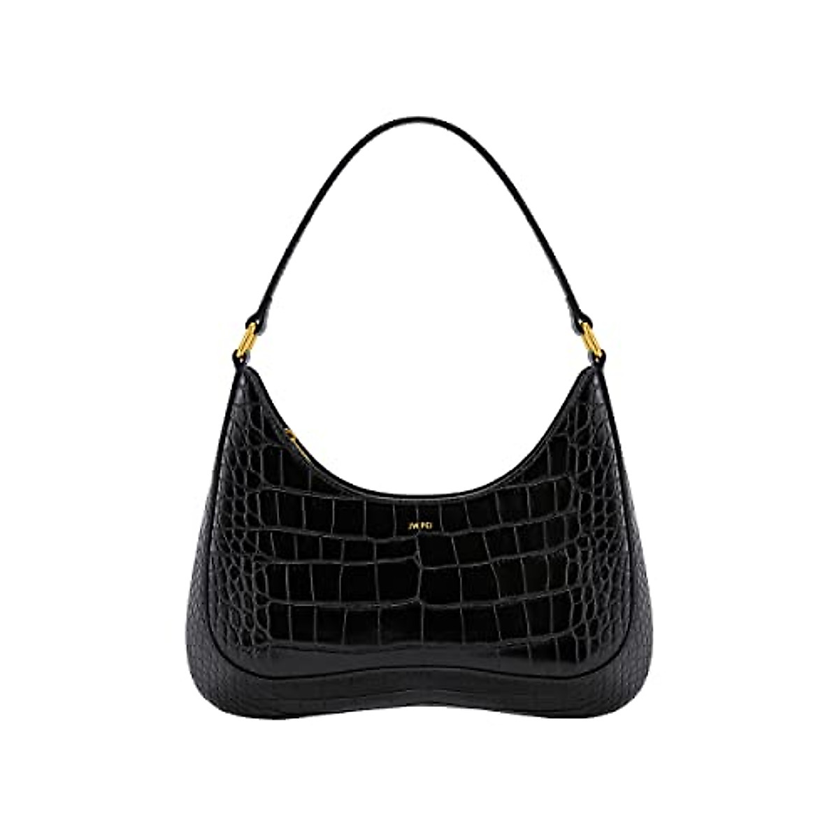 JW PEI Women's Ruby Shoulder Bag (Black Croc)