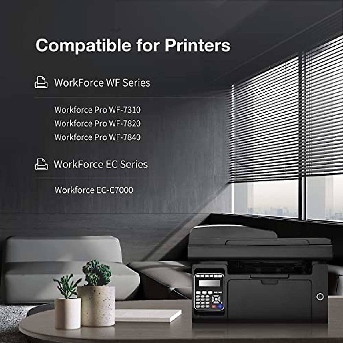 LEMERO 812XL Remanufactured Ink Cartridge Replacement for Epson 812XL Ink Cartridges Combo Pack 812 T812 for Workforce Pro WF-7310, WF-7820, WF-7840, EC-C7000 Printer (BK/C/M/Y, 4-Pack)