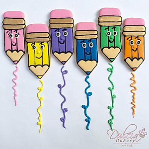 School Pencil Cookie Cutter 4" Made in USA by Ann Clark